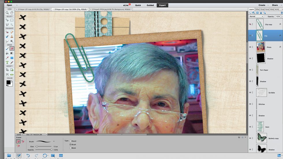 Adding a Digital Paper Clip to your Pages | Vicki Robinson Designs